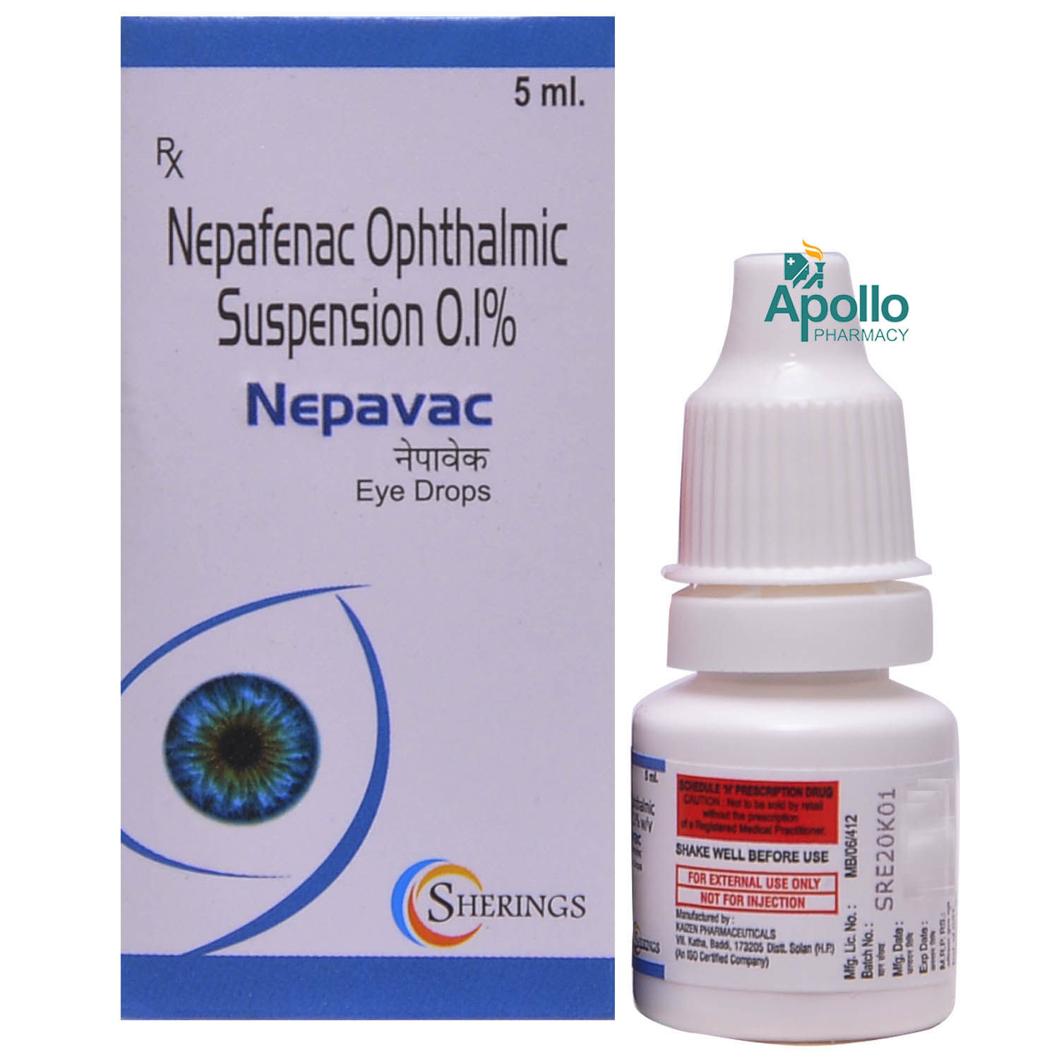 NEPAVAC EYE DROPS 5ML Price, Uses, Side Effects, Composition - Apollo ...