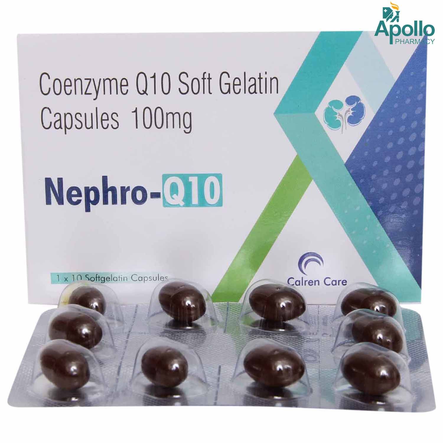 Nephro Q10 Capsule 10's Price, Uses, Side Effects, Composition - Apollo ...