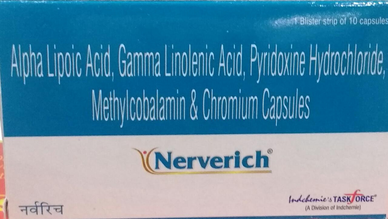 Nerverich Capsule 10's Price, Uses, Side Effects, Composition - Apollo ...