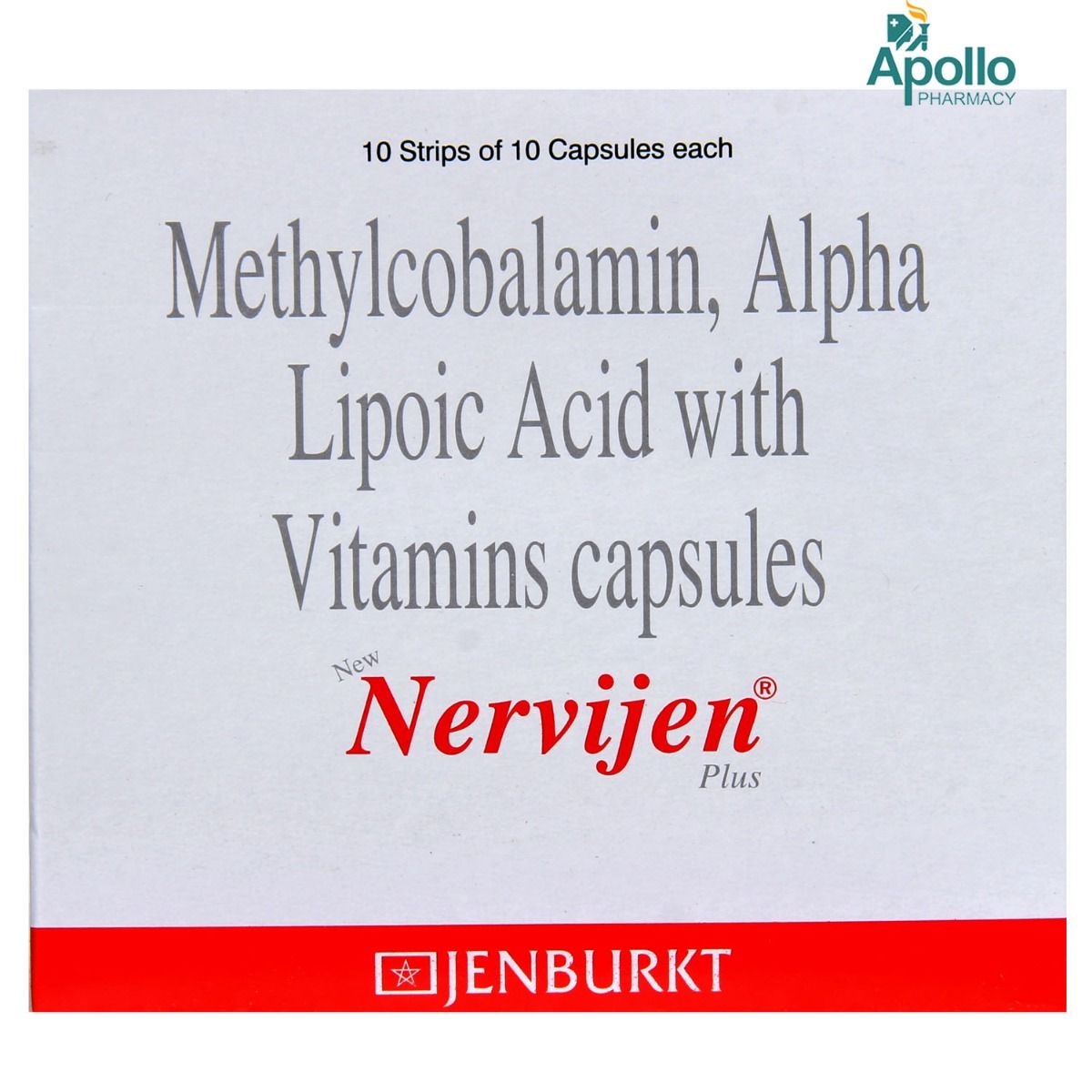 Nervijen Plus Capsule 10's Price, Uses, Side Effects, Composition ...