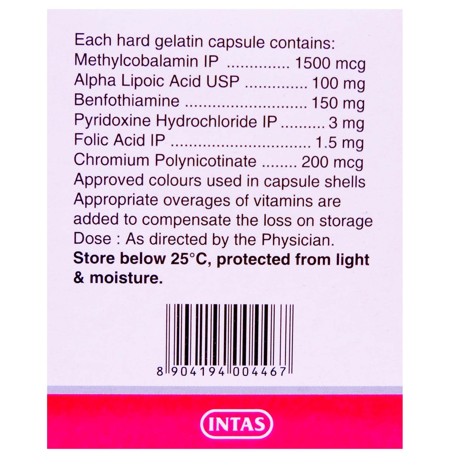 Nervz-B Capsule 10's Price, Uses, Side Effects, Composition - Apollo ...