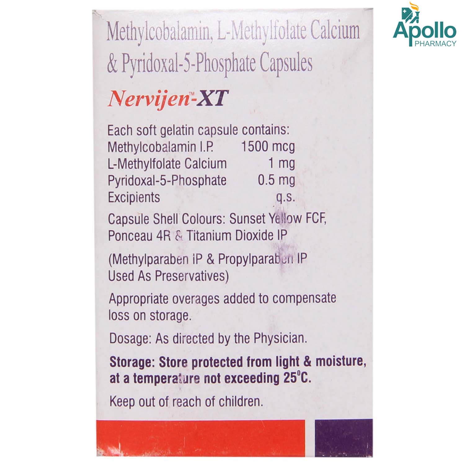 Nervijen XT Capsule 10's Price, Uses, Side Effects, Composition ...