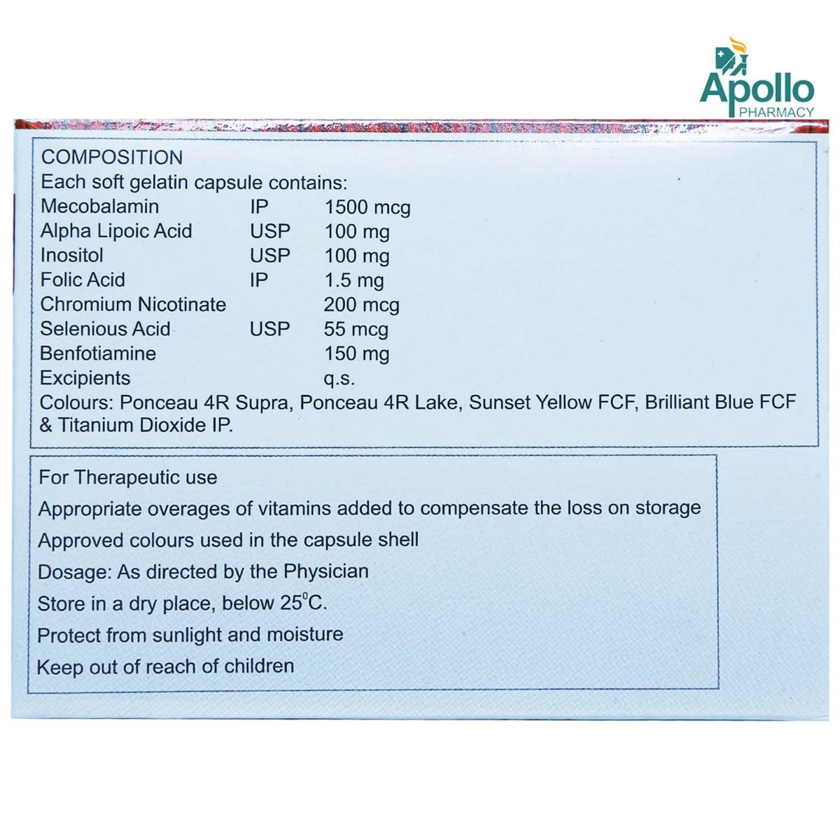 Nervon Forte Capsule 10's Price, Uses, Side Effects, Composition ...