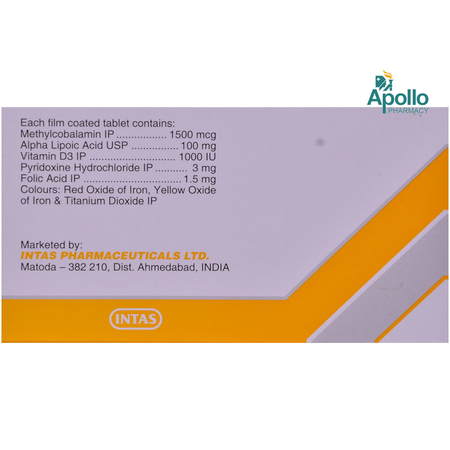 Nervz D Tablet 10's Price, Uses, Side Effects, Composition - Apollo ...