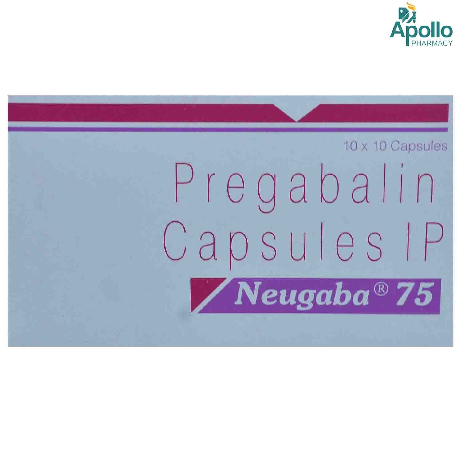 Neugaba 75 Capsule 10's Price, Uses, Side Effects, Composition - Apollo ...
