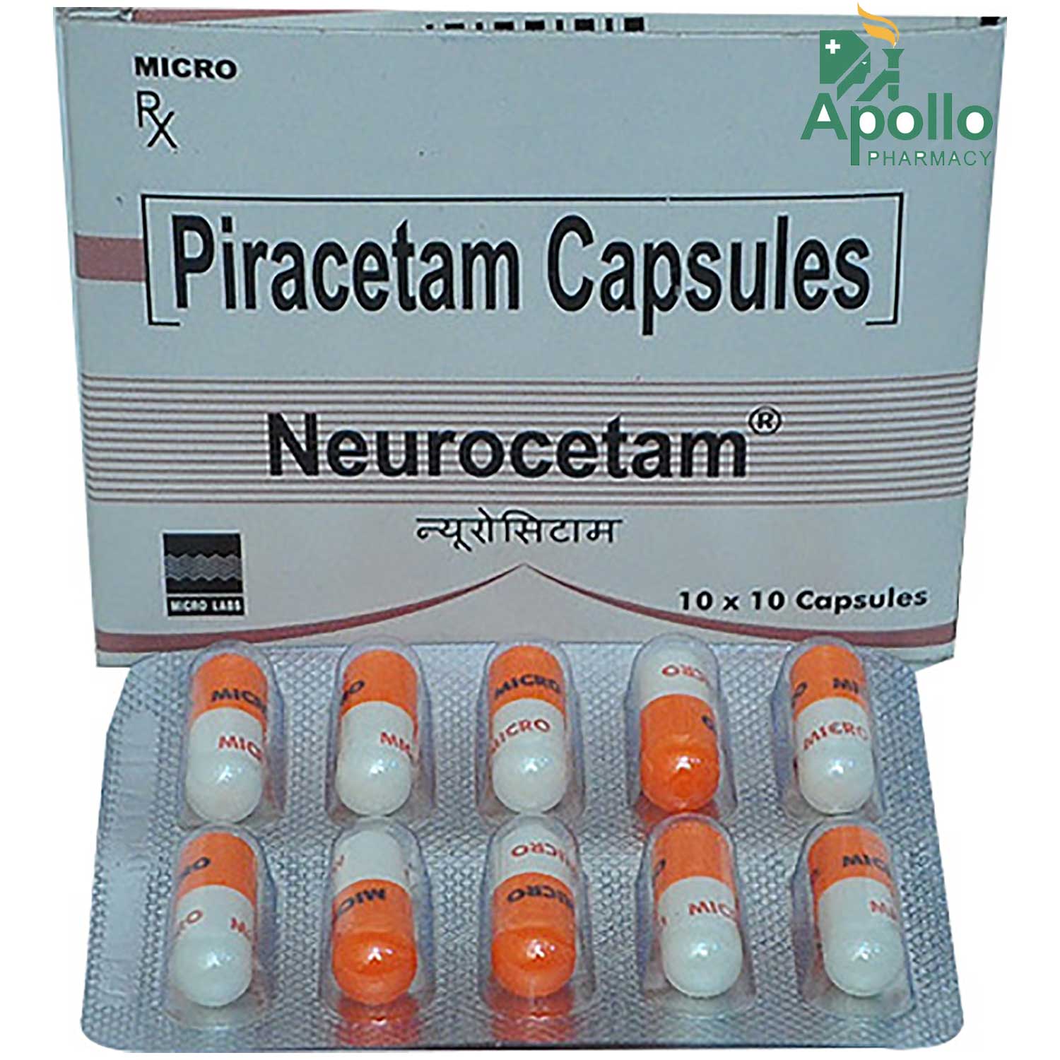 Neurocetam Capsule 10's Price, Uses, Side Effects, Composition - Apollo ...