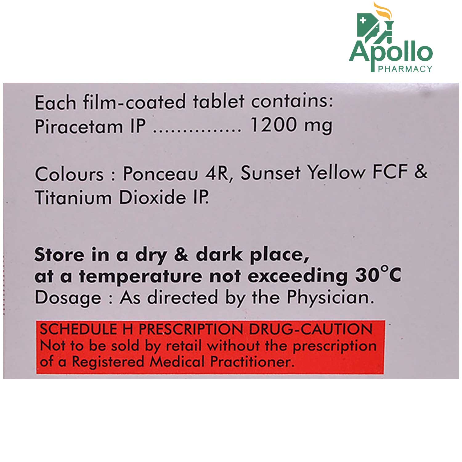 Neurocetam-1200 Tablet 10's Price, Uses, Side Effects, Composition ...