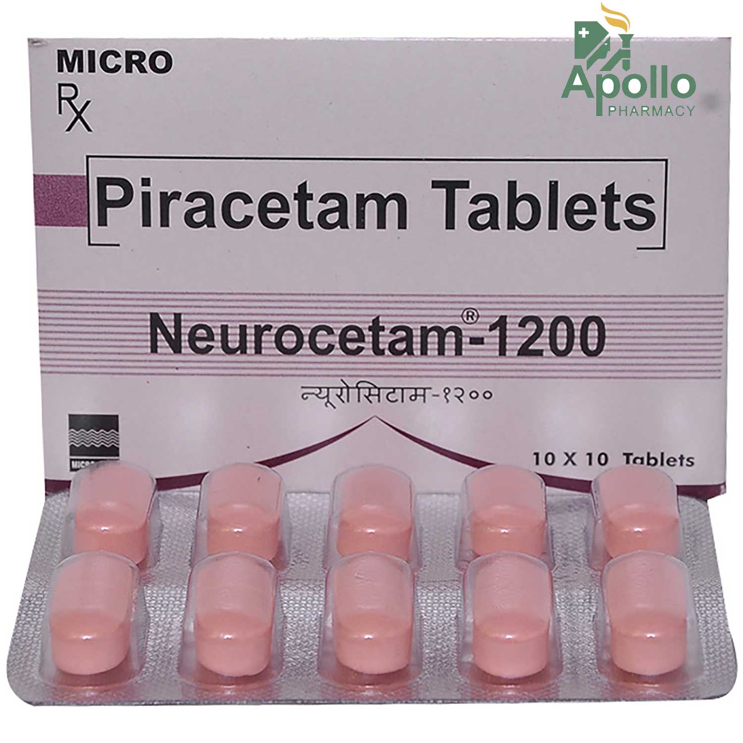 Neurocetam-1200 Tablet 10's Price, Uses, Side Effects, Composition ...