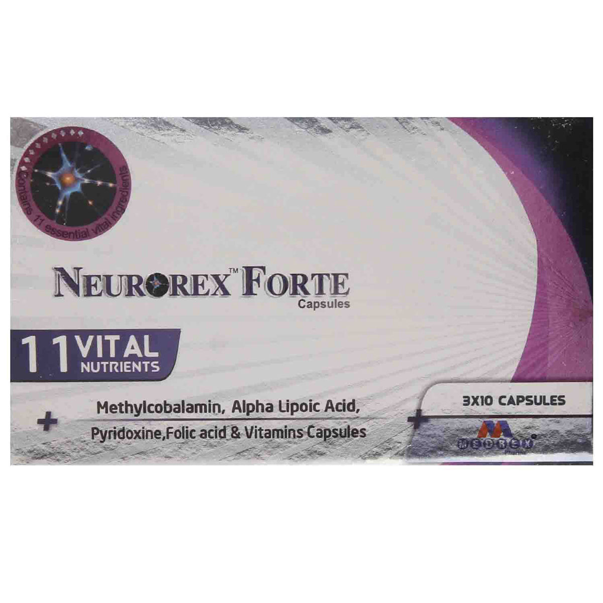 Neurorex Forte Capsule 10's Price, Uses, Side Effects, Composition ...