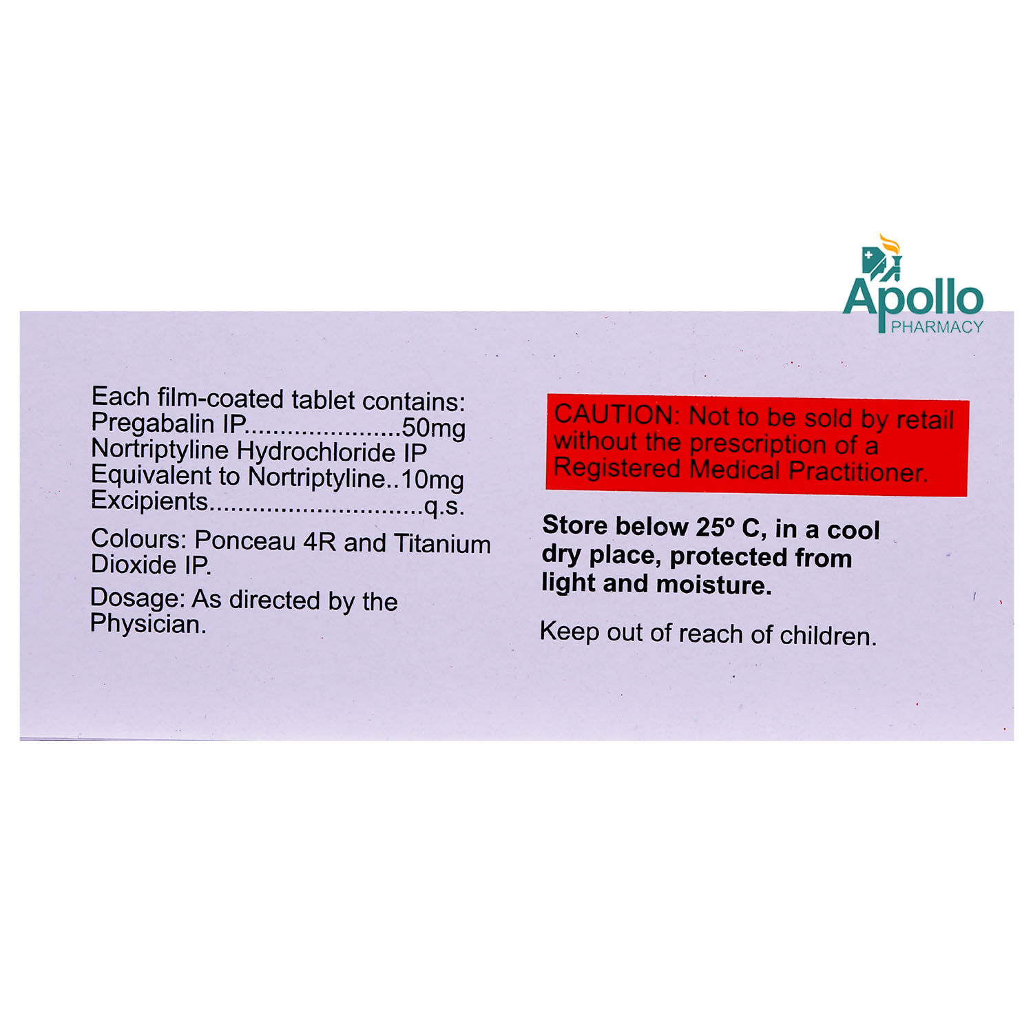 Neurokem NT 50 Tablet 10's Price, Uses, Side Effects, Composition - Apollo Pharmacy