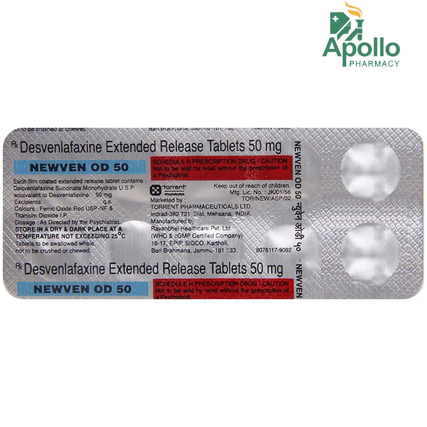 NEWVEN OD 50MG TABLET Price, Uses, Side Effects, Composition - Apollo Pharmacy