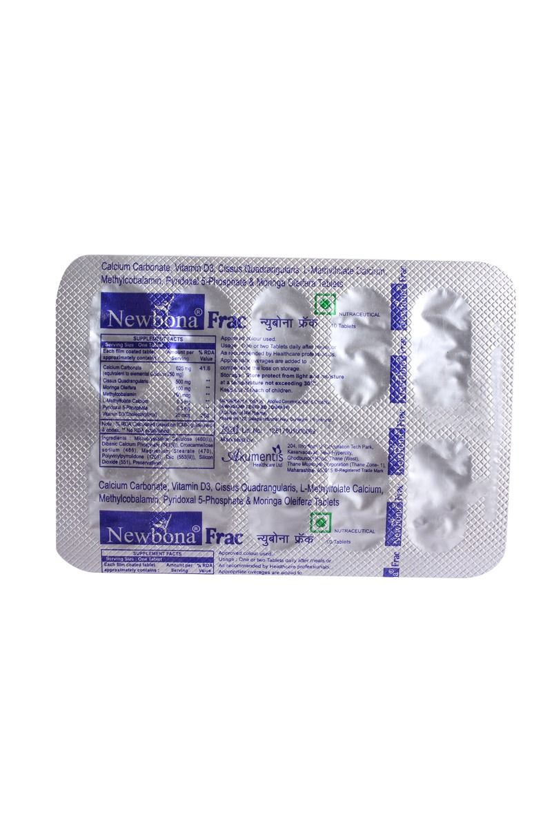 Newbona Frac Tablet 10's Price, Uses, Side Effects, Composition ...