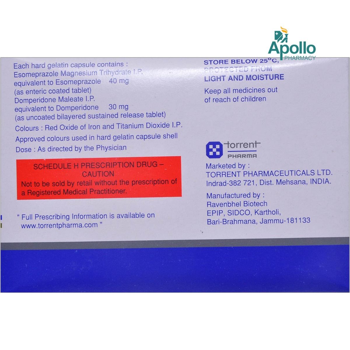 Nexpro RD 40 Capsule 10's Price, Uses, Side Effects, Composition ...