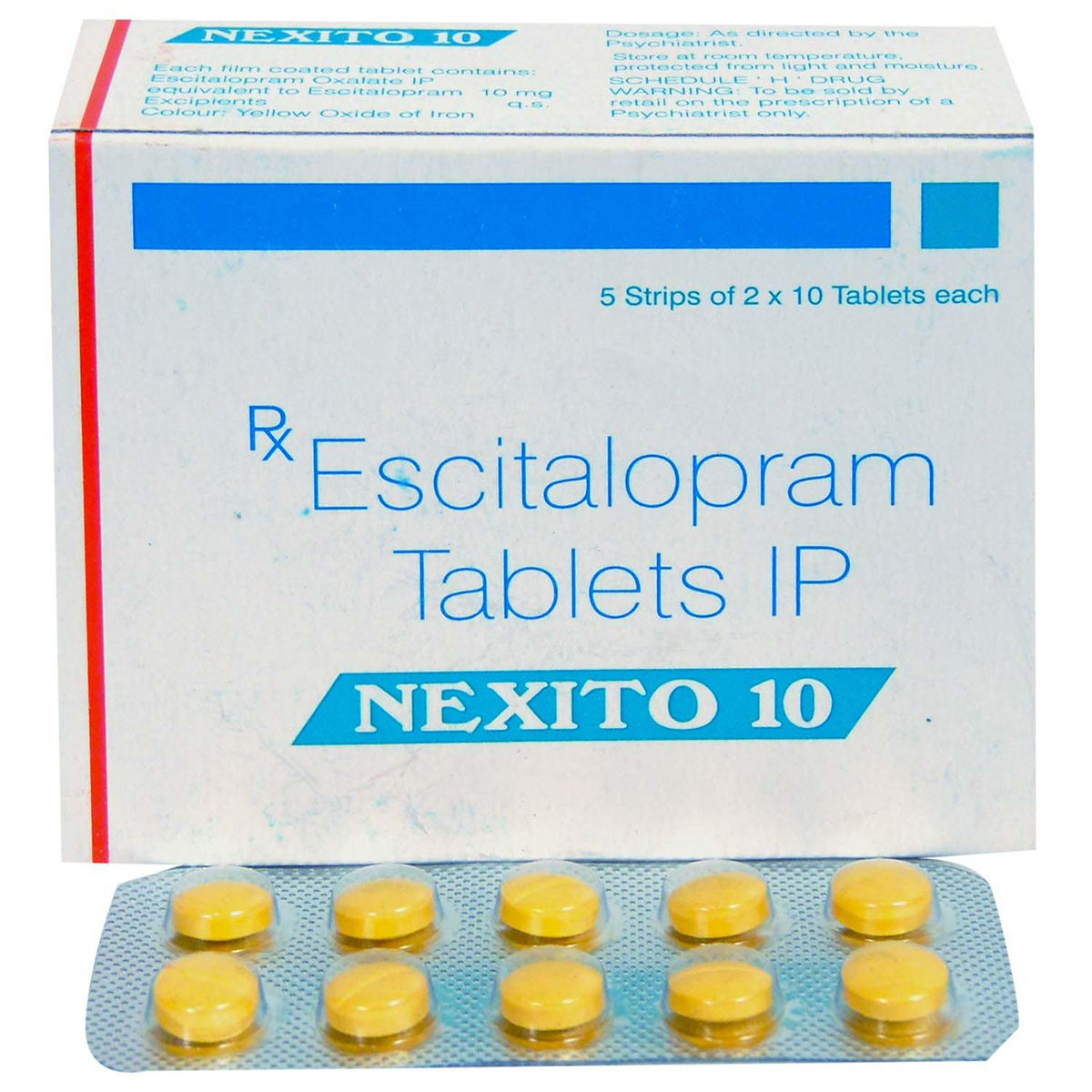Nexito Tablet 10's Price, Uses, Side Effects, Composition - Apollo Pharmacy