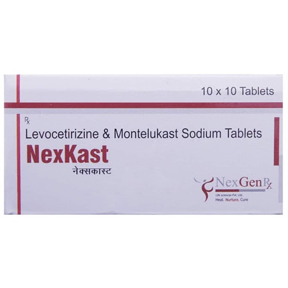 Nexkast Tablet 10's Price, Uses, Side Effects, Composition - Apollo ...