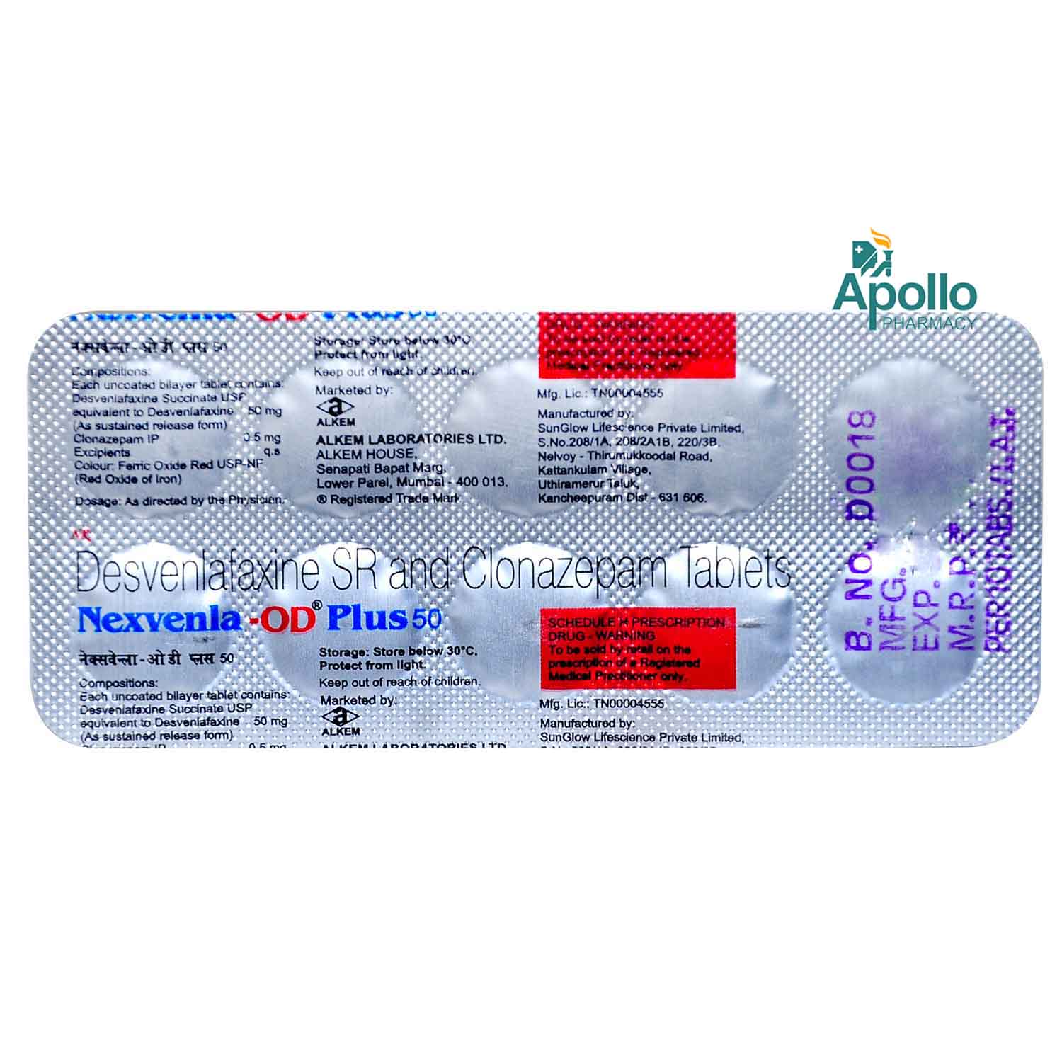 NEXVENLA OD PLUS 50MG TABLET Price, Uses, Side Effects, Composition ...