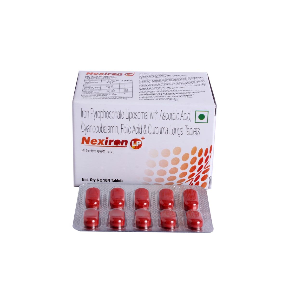 Nexiron LP Plus Tablet 10's Price, Uses, Side Effects, Composition ...