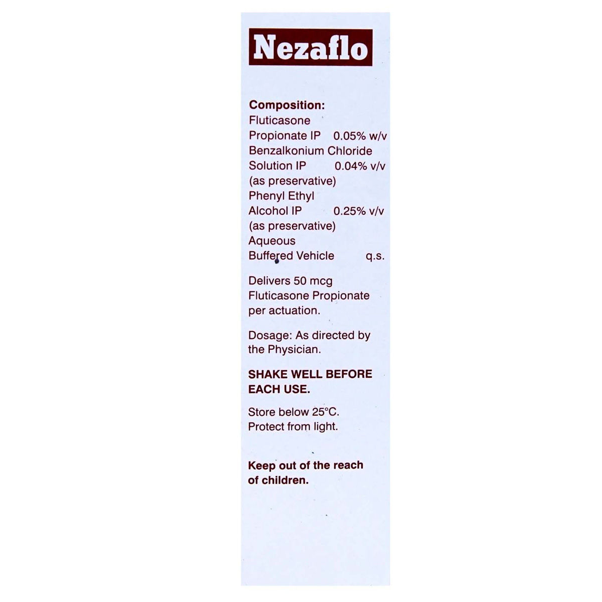 Nezaflo Nasal Spray 12 ml Price, Uses, Side Effects, Composition ...