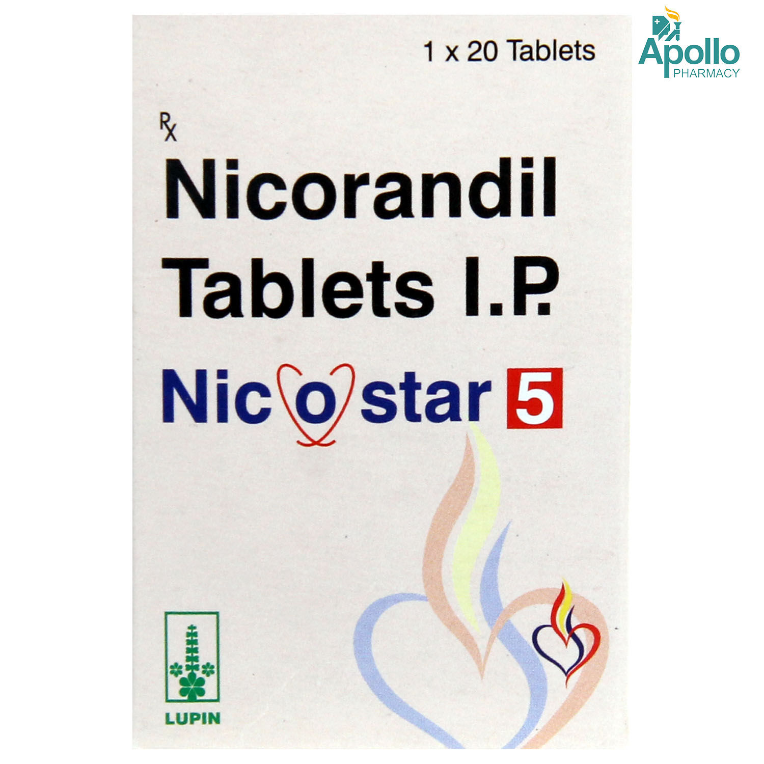Nicostar 5 Tablet 20's Price, Uses, Side Effects, Composition - Apollo ...