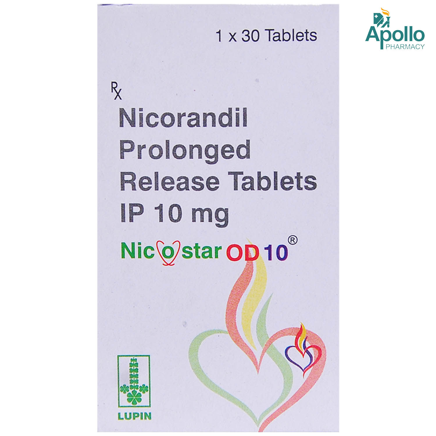 Nicostar OD 10 Tablet 30's Price, Uses, Side Effects, Composition ...