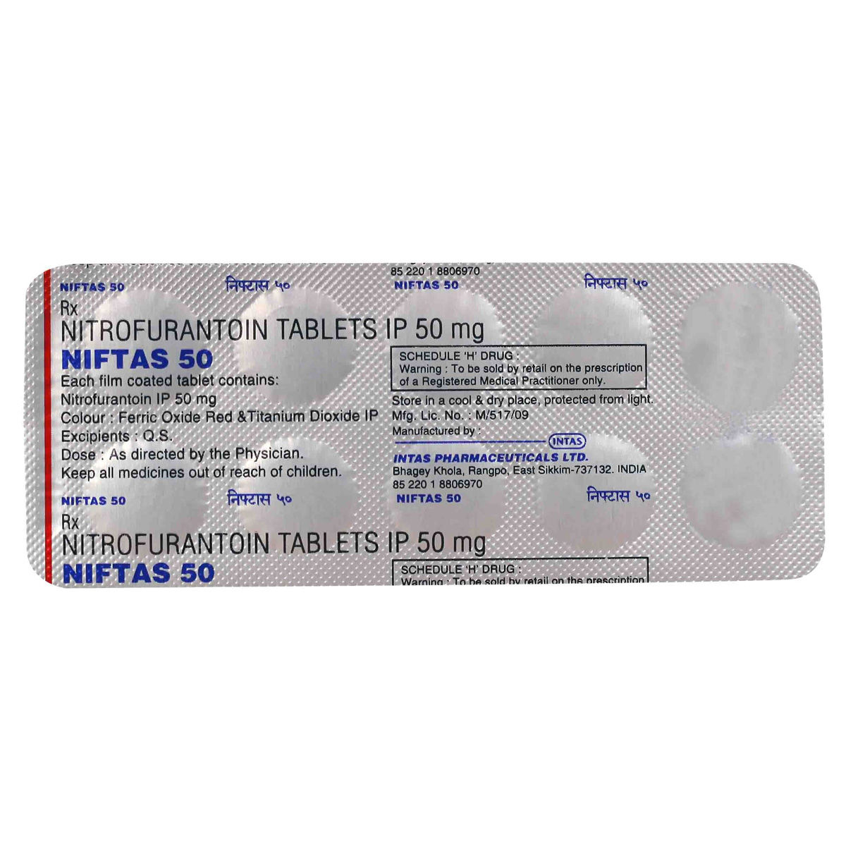 Niftas 50 Tablet 10's Price, Uses, Side Effects, Composition - Apollo ...