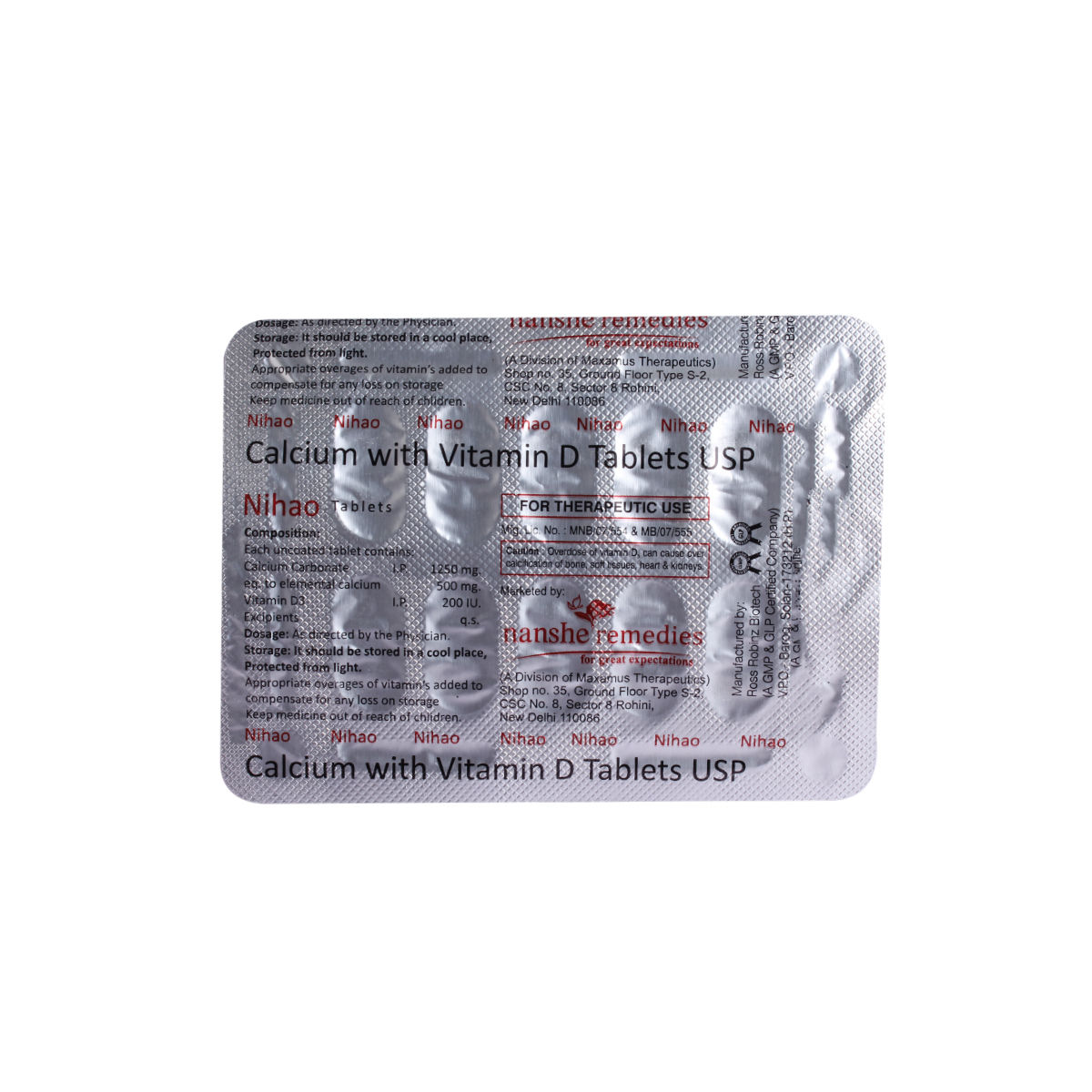 Nihao Tablet 10's Price, Uses, Side Effects, Composition - Apollo Pharmacy