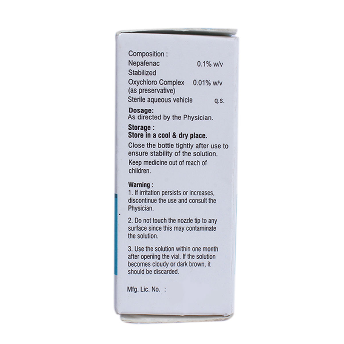 Nipranac CS Eye Drop 5 ml Price, Uses, Side Effects, Composition ...