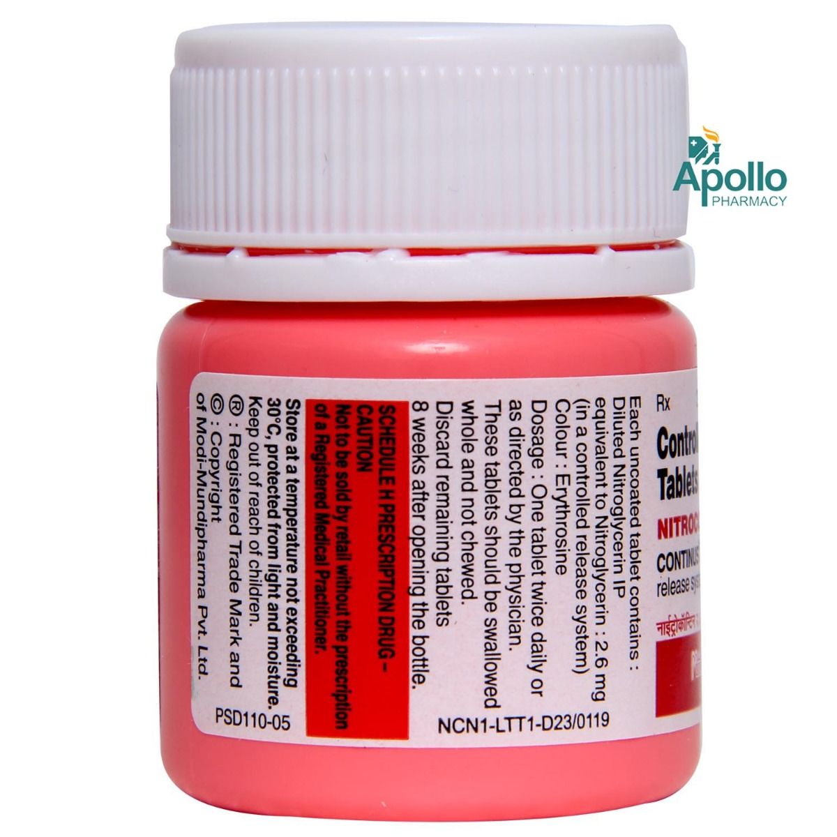 Nitrocontin 2.6 Tablet 30's Price, Uses, Side Effects, Composition ...