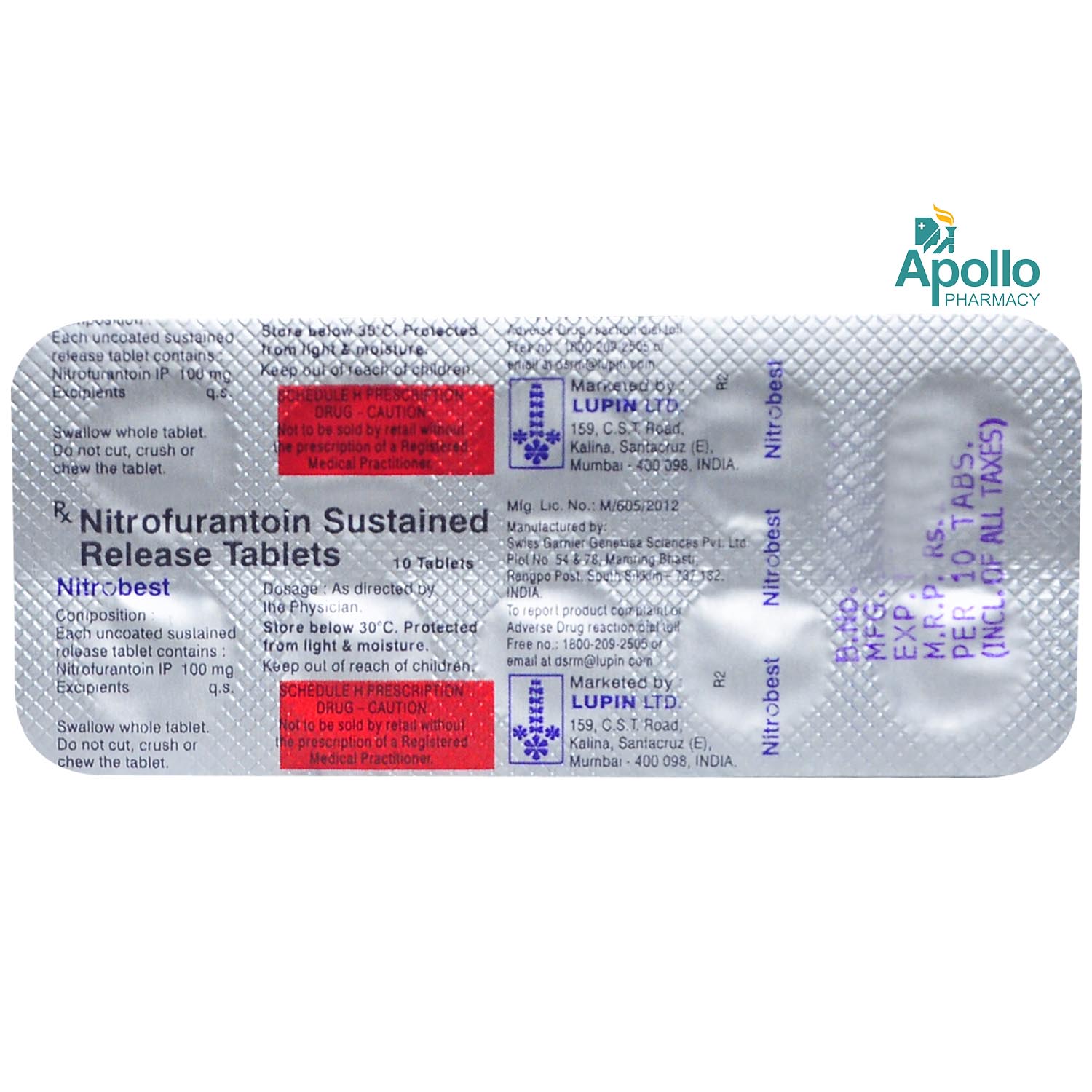 Nitrobest Tablet 10's Price, Uses, Side Effects, Composition - Apollo ...