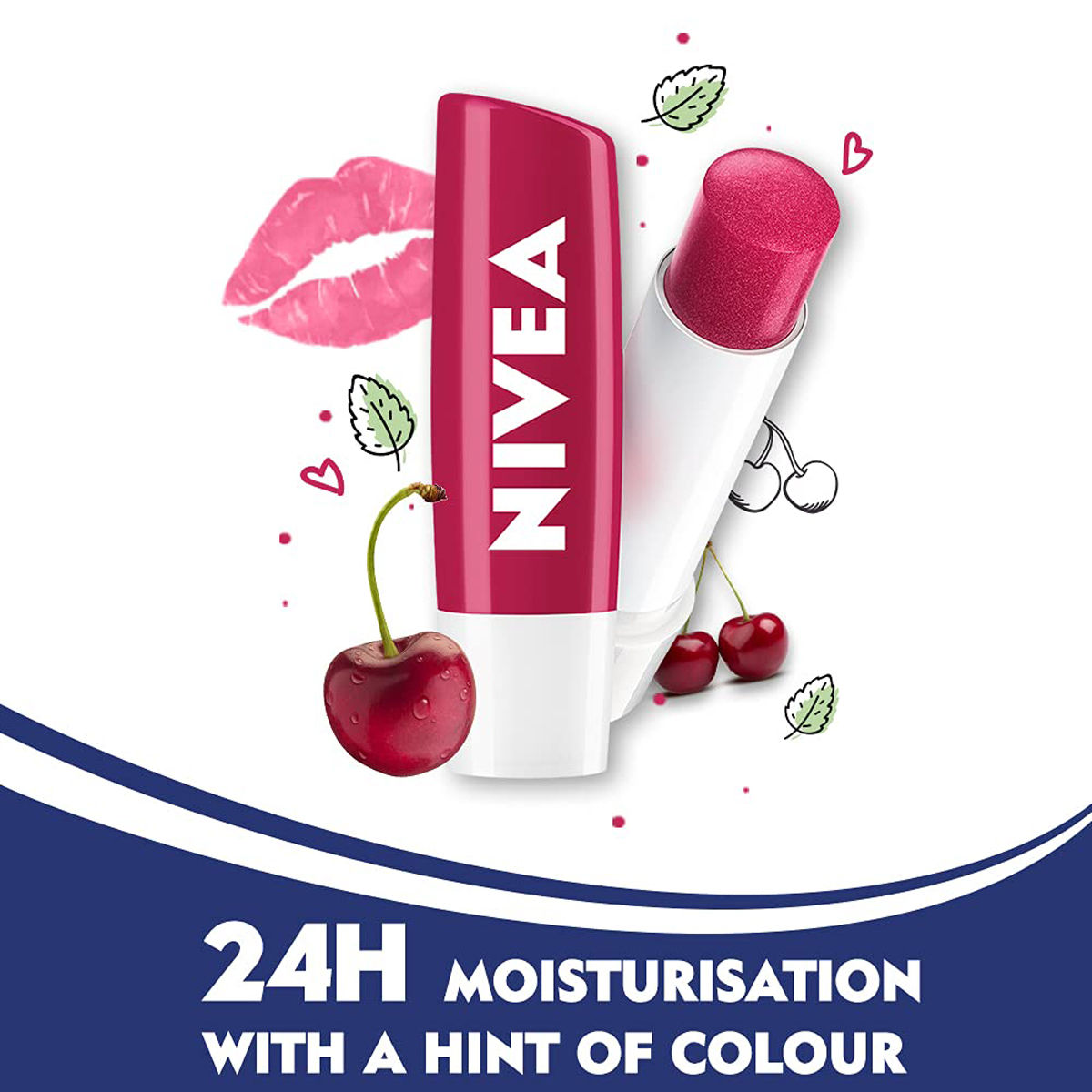 Nivea Cherry Shine Caring Lip Balm, 4.8 gm Price, Uses, Side Effects ...