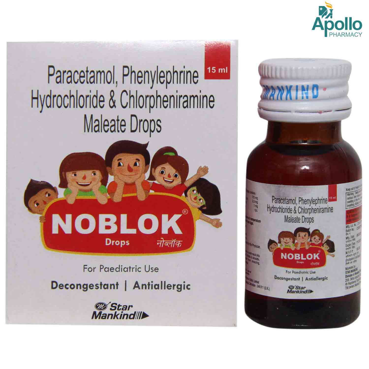 NOBLOK DROPS 15ML Price, Uses, Side Effects, Composition - Apollo Pharmacy