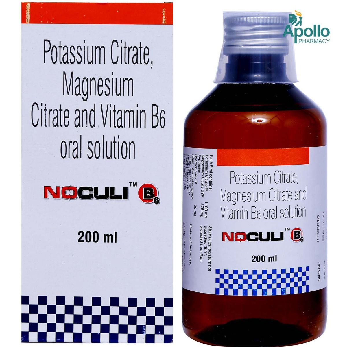 Noculi B6 Oral Solution 200 ml Price, Uses, Side Effects, Composition ...