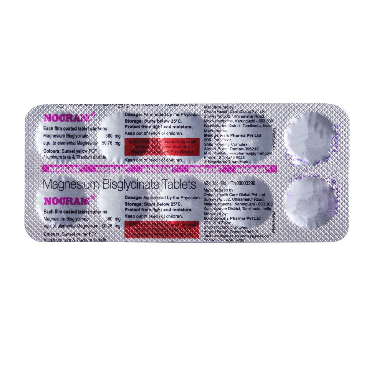Nocram Tablet 10's Price, Uses, Side Effects, Composition - Apollo Pharmacy