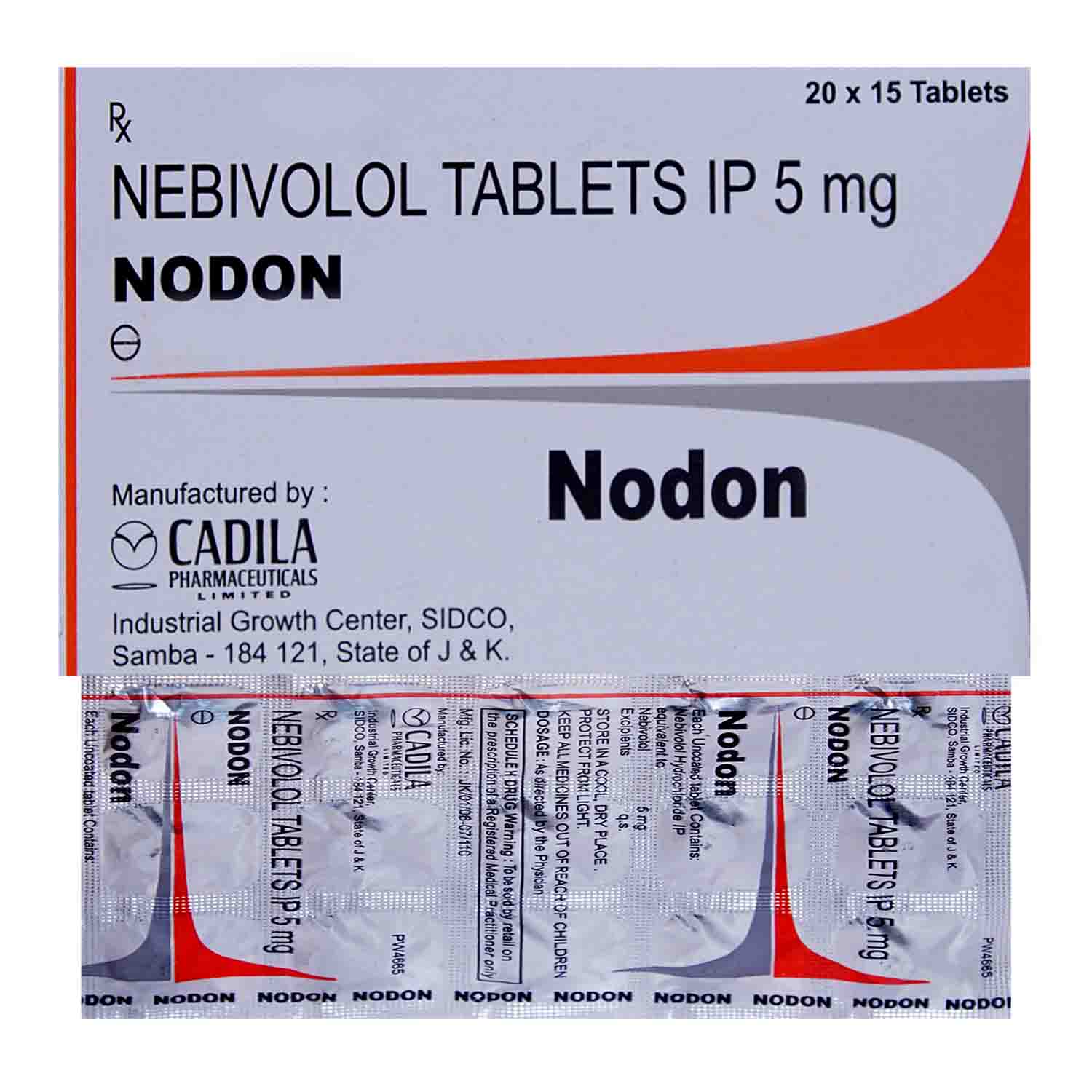 Nodon Tablet 15's Price, Uses, Side Effects, Composition - Apollo Pharmacy
