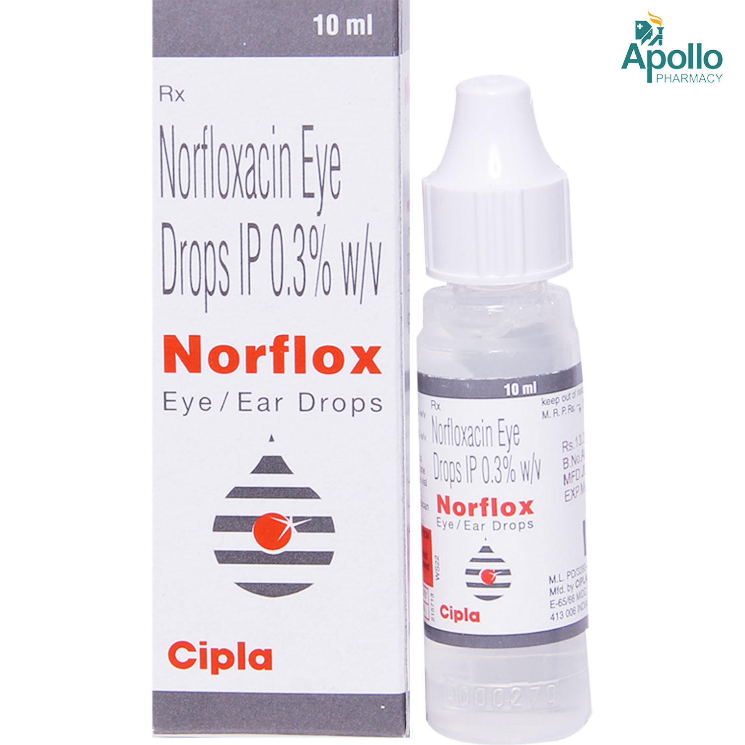 NORFLOX DROPS 10ML Price, Uses, Side Effects, Composition - Apollo Pharmacy
