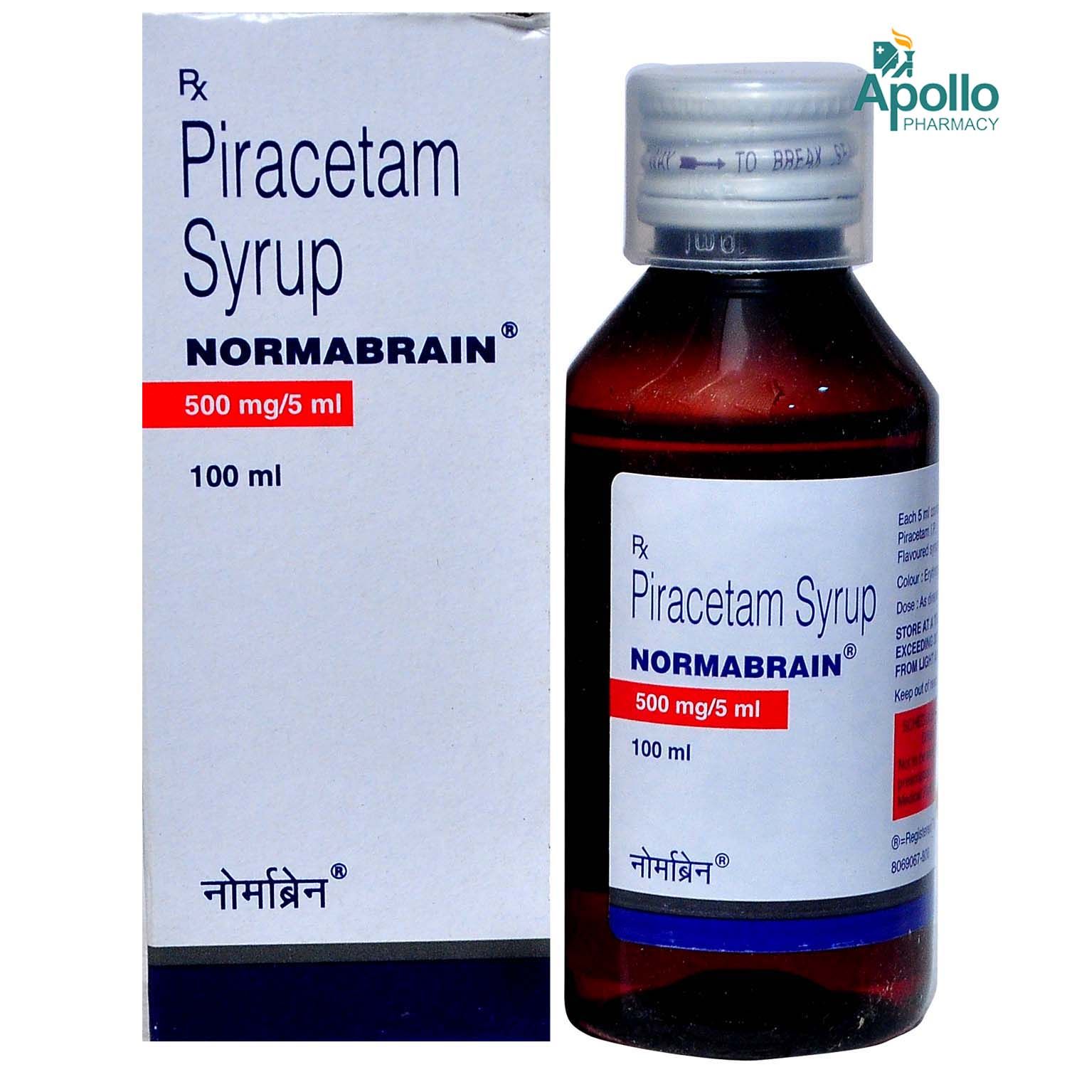 Normabrain Syrup 100 ml Price, Uses, Side Effects, Composition - Apollo ...