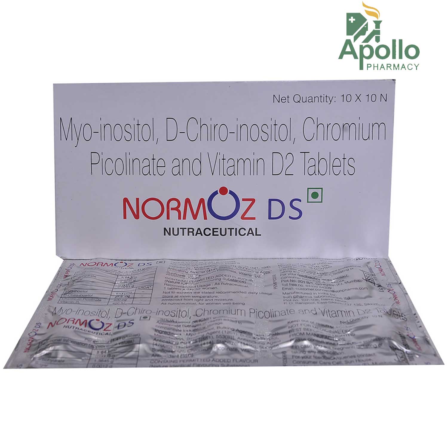 Normoz DS Tablet 10's Price, Uses, Side Effects, Composition - Apollo ...
