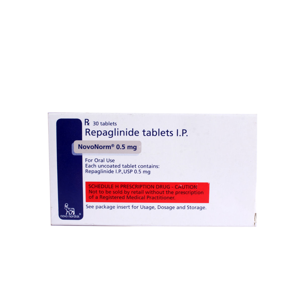 Novonorm 0.5 mg Tablet 15's Price, Uses, Side Effects, Composition ...