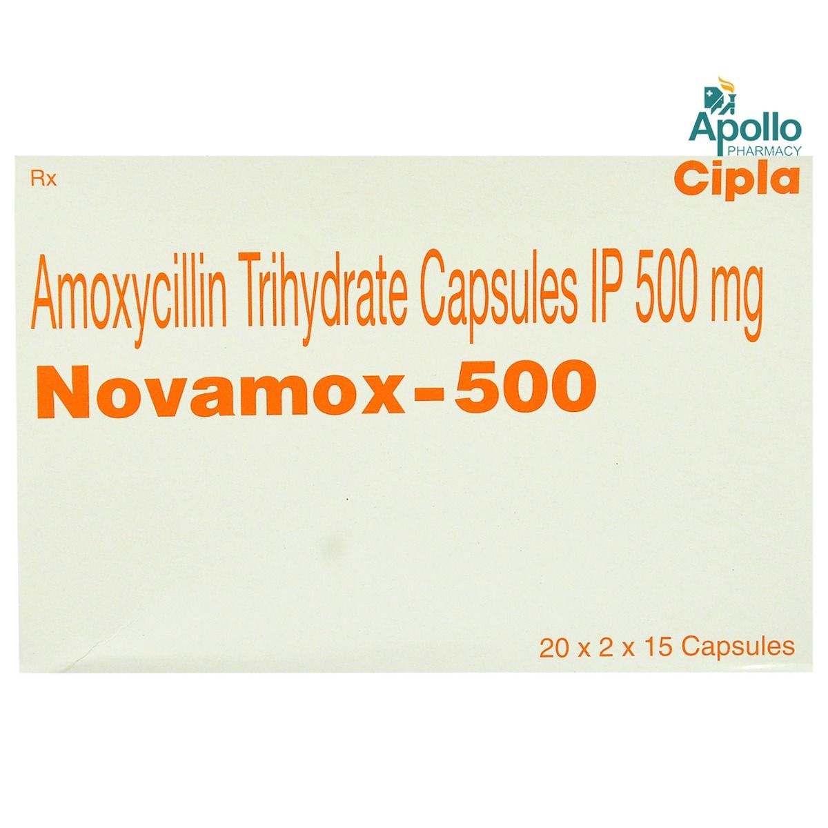 Novamox-500 Capsule 15's Price, Uses, Side Effects, Composition ...