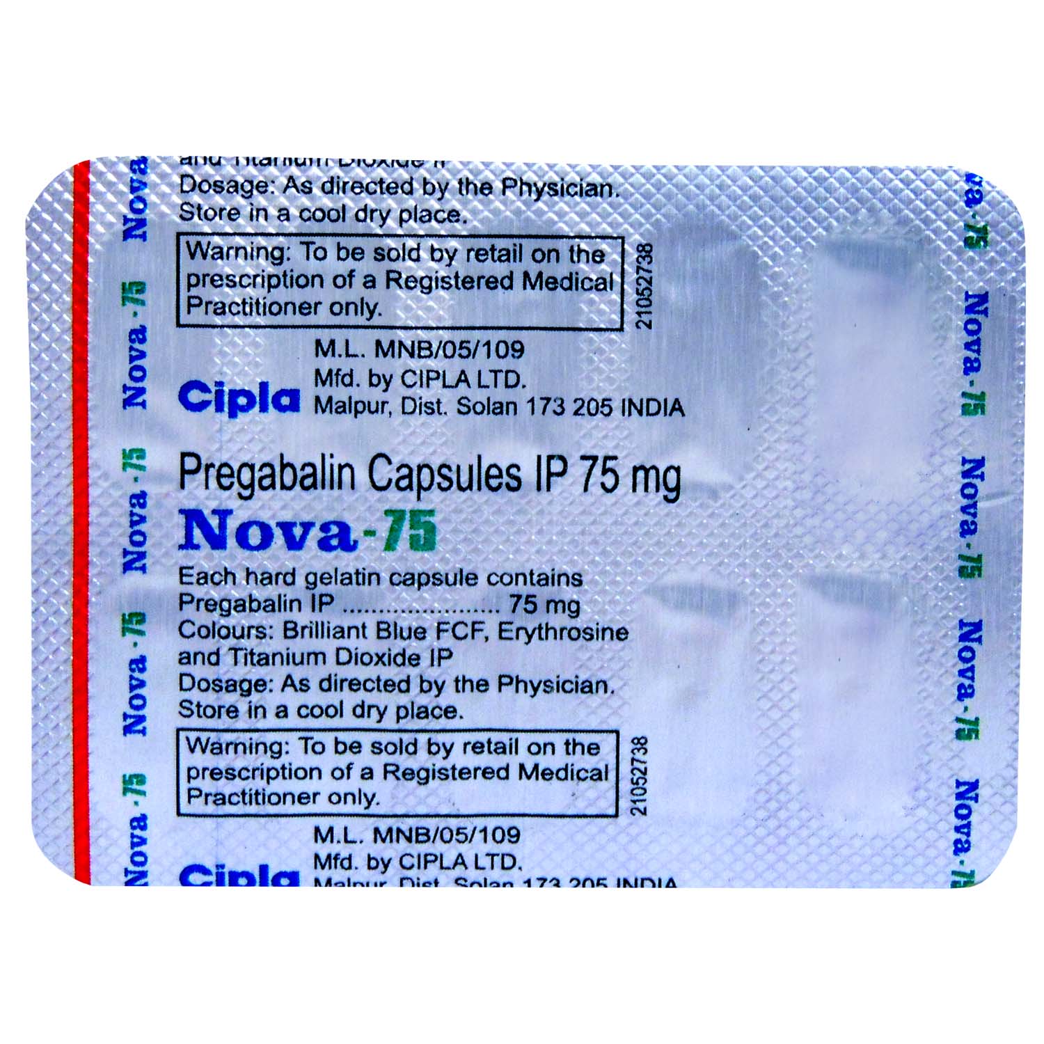 Nova 75 Capsule 10's Price, Uses, Side Effects, Composition - Apollo ...