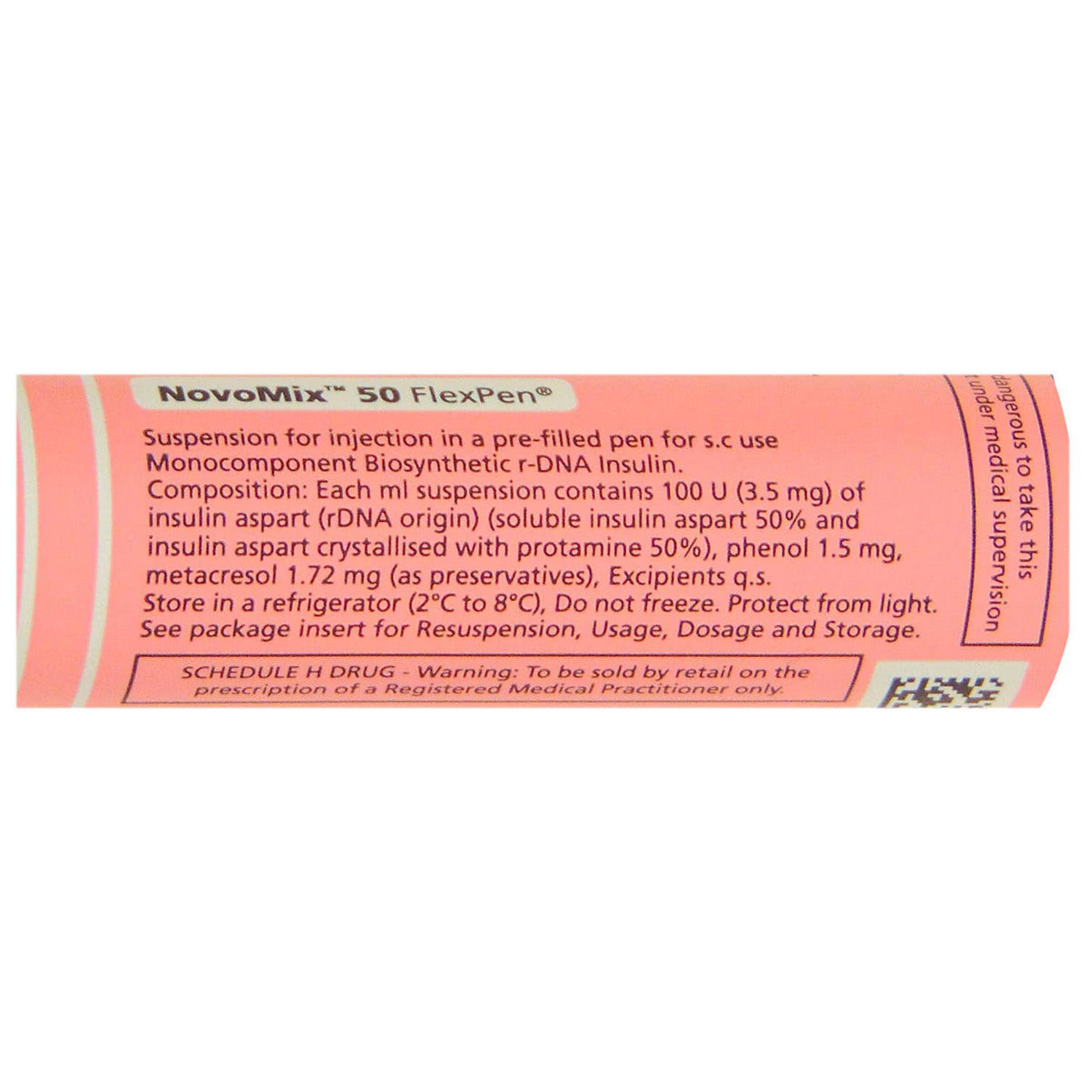 Novomix 50 Flexpen 100IU/ml Suspension for Injection 3 ml Price, Uses ...