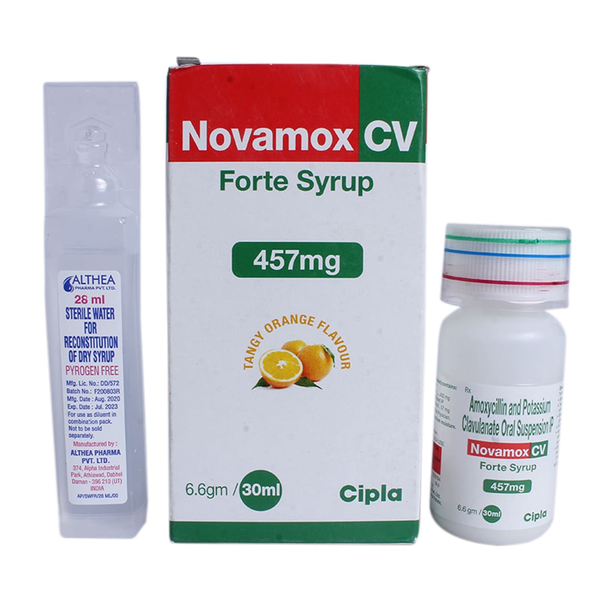 Novamox Cv Forte Syrup 30 ml Price, Uses, Side Effects, Composition ...