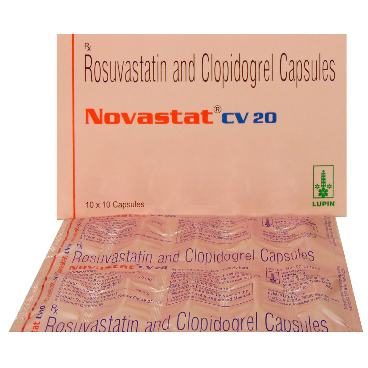 Novastat CV 20 Capsule 10's Price, Uses, Side Effects, Composition ...