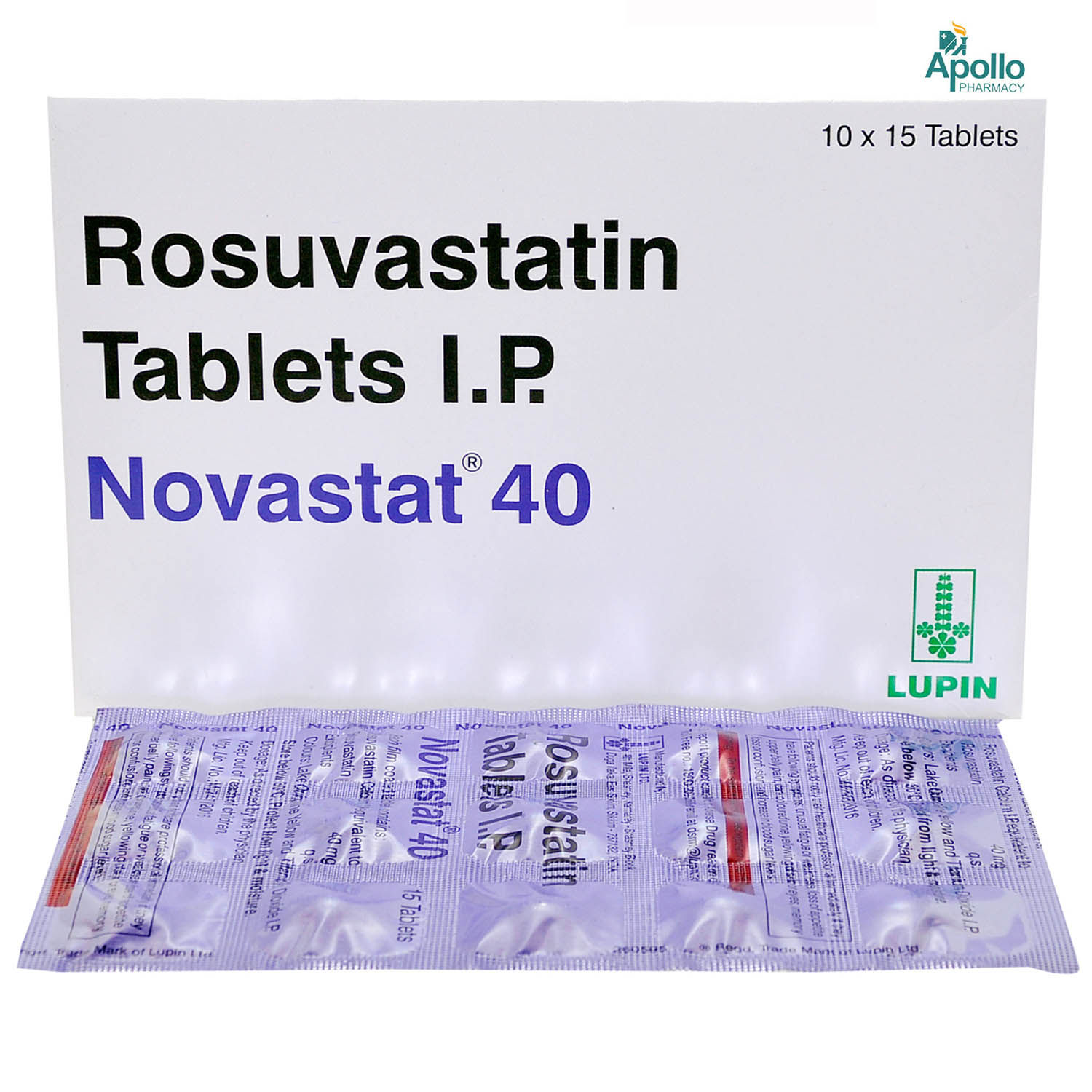 Novastat 40 Tablet 15's Price, Uses, Side Effects, Composition - Apollo ...