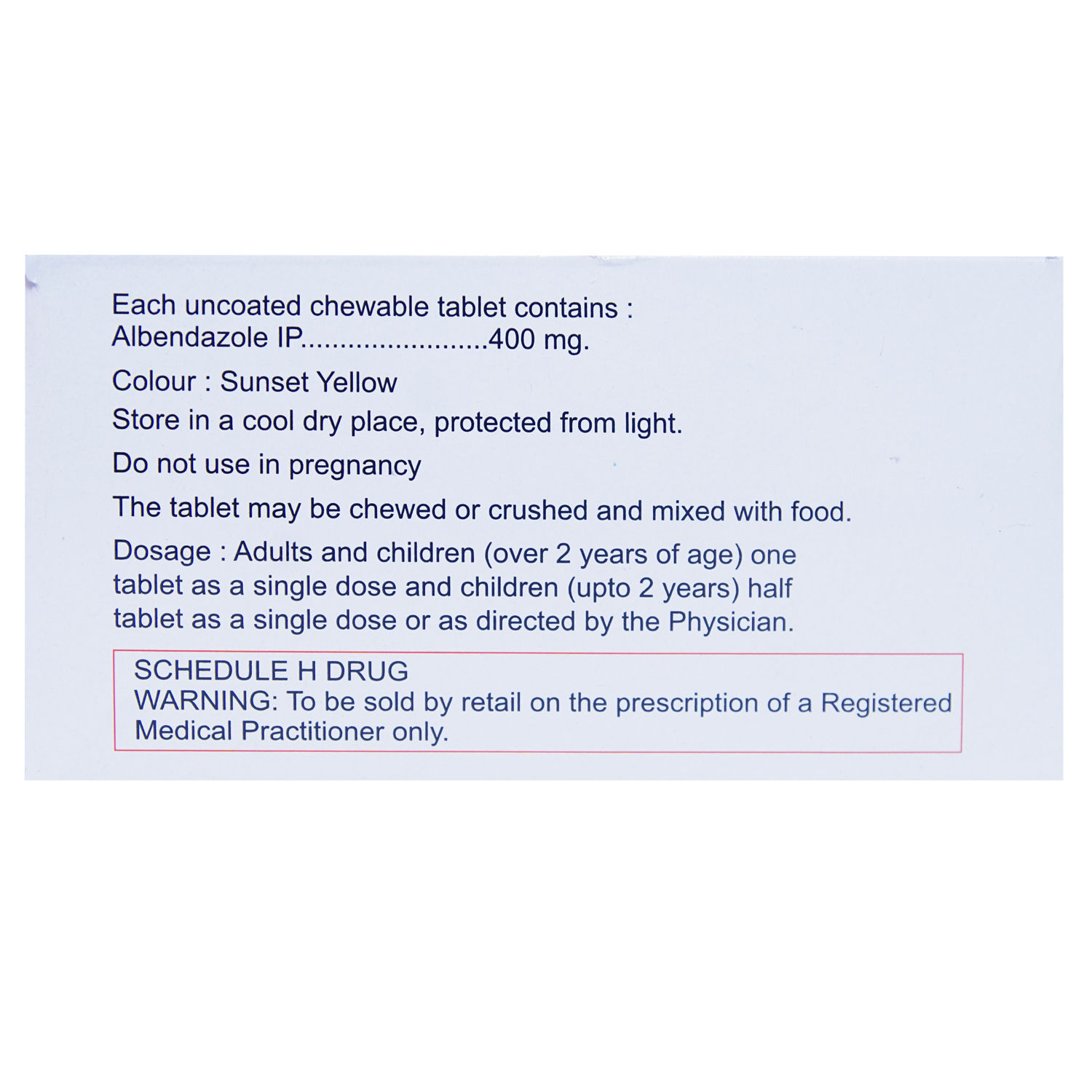 Noworm Tablet 1's Price, Uses, Side Effects, Composition - Apollo Pharmacy