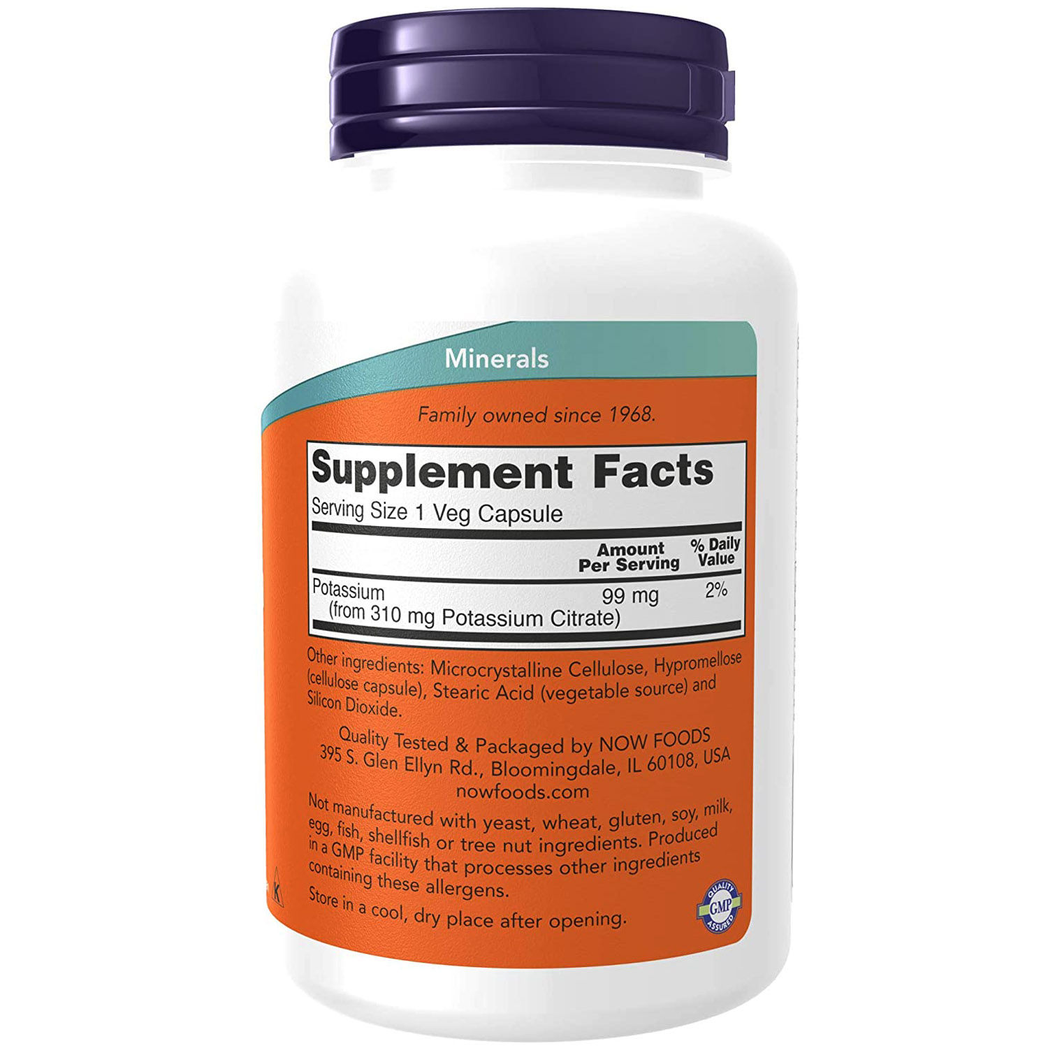 Now Potassium Citrate 99 mg Essential Mineral, 180 Capsules Price, Uses ...