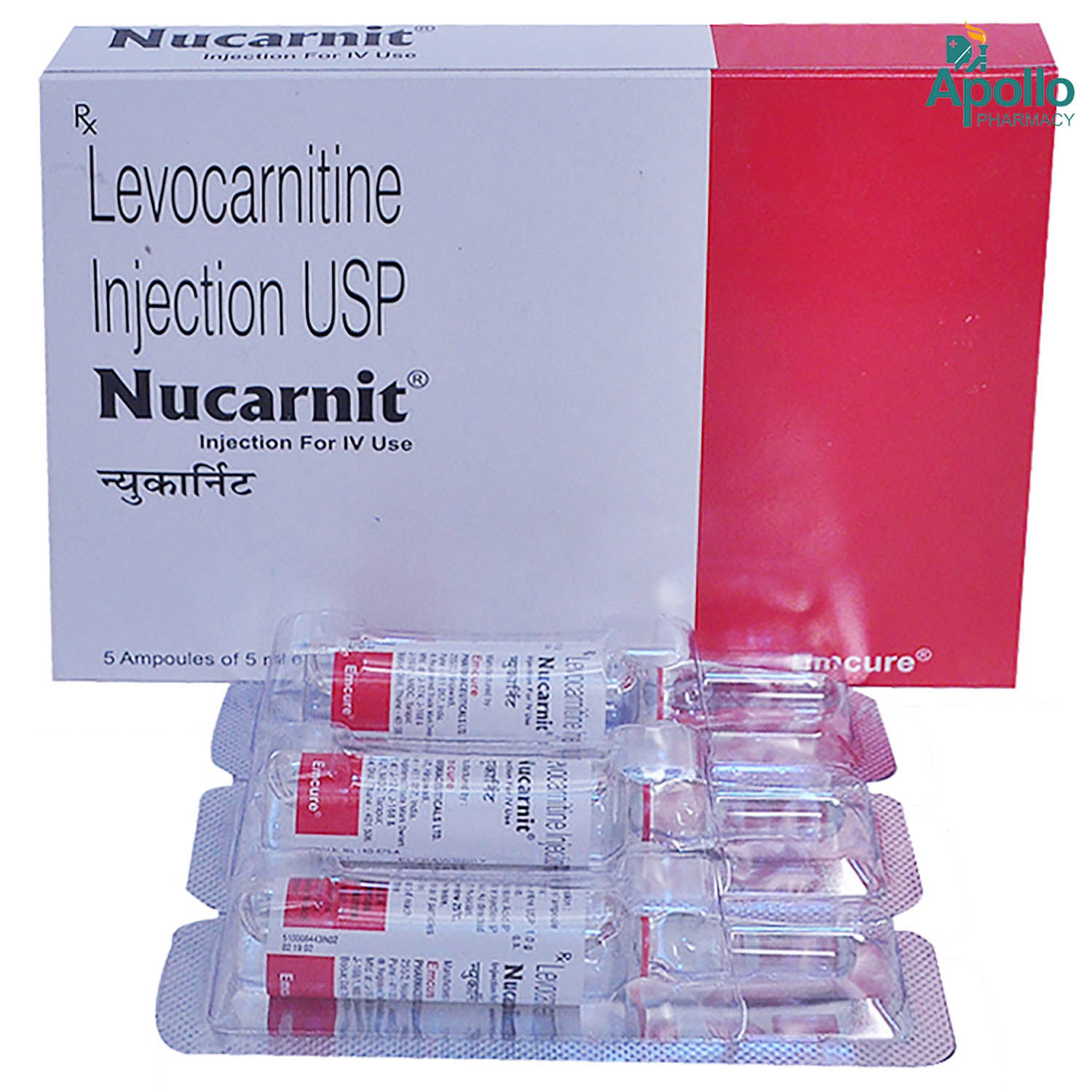 NUCARNIT INJECTION 5ML Price, Uses, Side Effects, Composition - Apollo ...