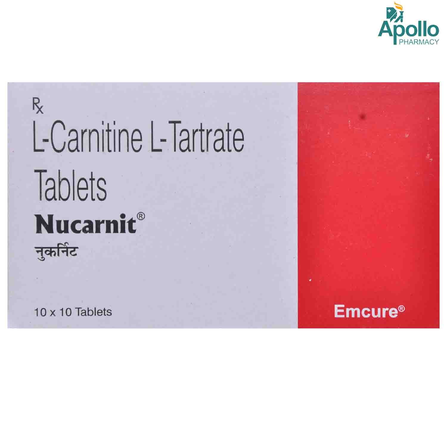 NUCARNIT 330MG TABLET Price, Uses, Side Effects, Composition - Apollo ...
