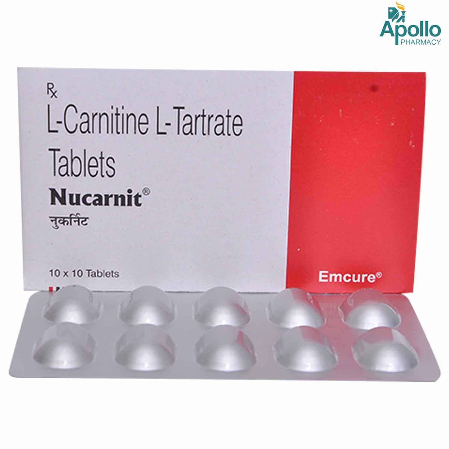 NUCARNIT 330MG TABLET Price, Uses, Side Effects, Composition - Apollo ...