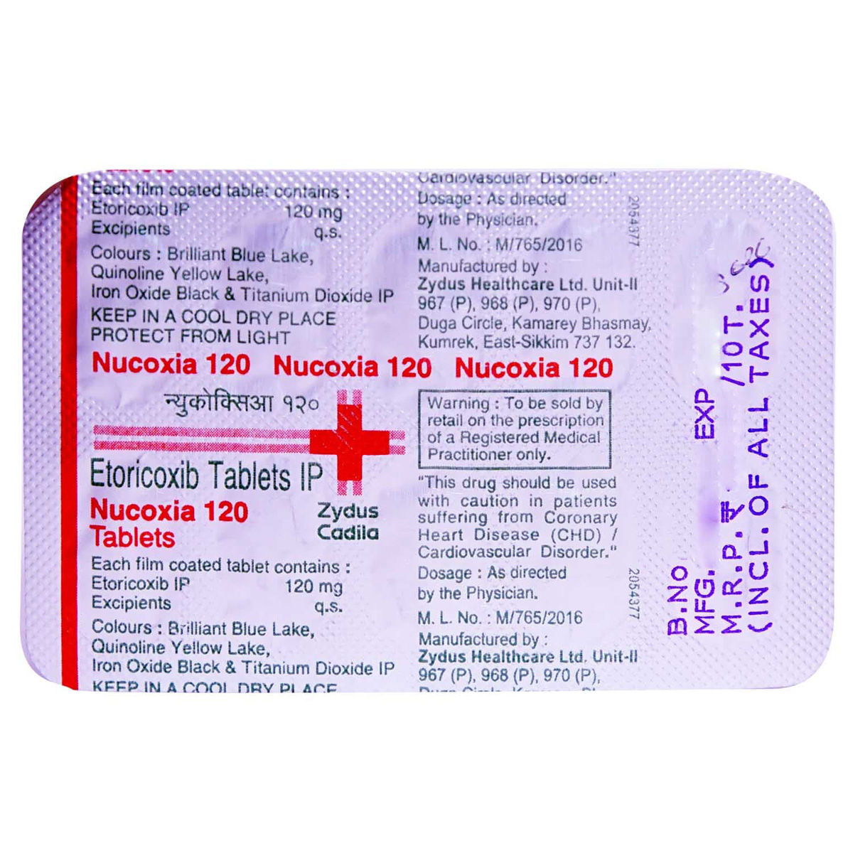 Nucoxia 120 Tablet 10's Price, Uses, Side Effects, Composition - Apollo ...